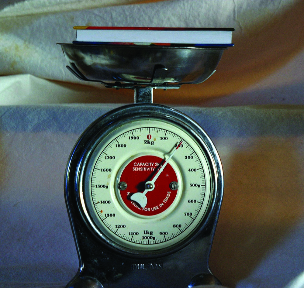 Das Gewicht der Worte - Schreibkraft